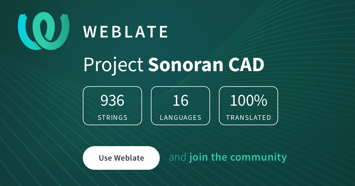 Sonoran CAD - English @ Weblate - Sonoran Software Systems LLC